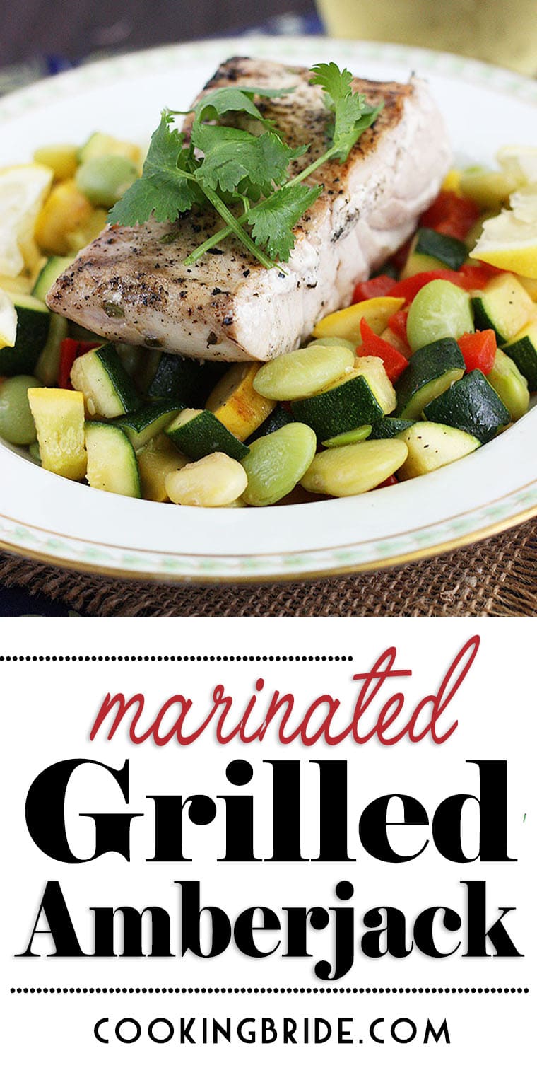Grilled Amberjack | The Cooking Bride