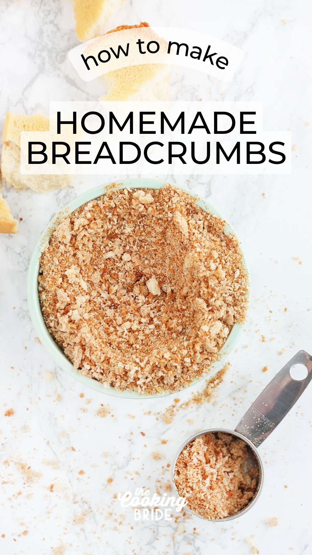 How to Make Plain and Seasoned Bread Crumbs | The Cooking Bride