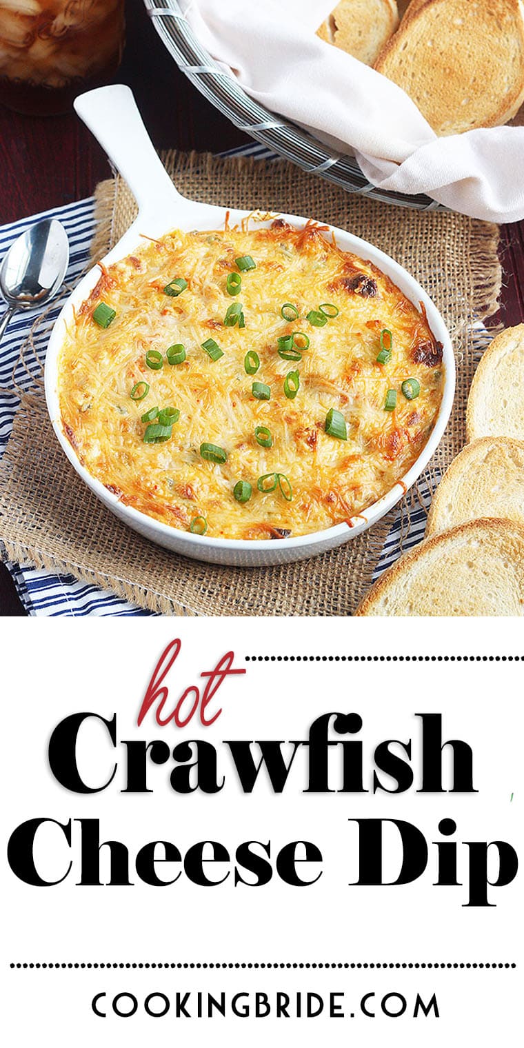 Hot Baked Crawfish Dip | The Cooking Bride