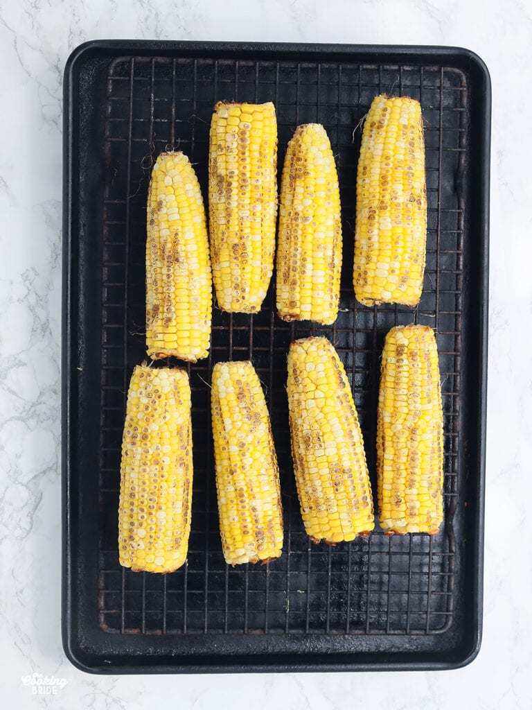 Roasted Corn with Bacon Butter | The Cooking Bride