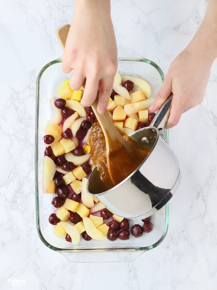 Hot Curried Fruit + VIDEO | The Cooking Bride