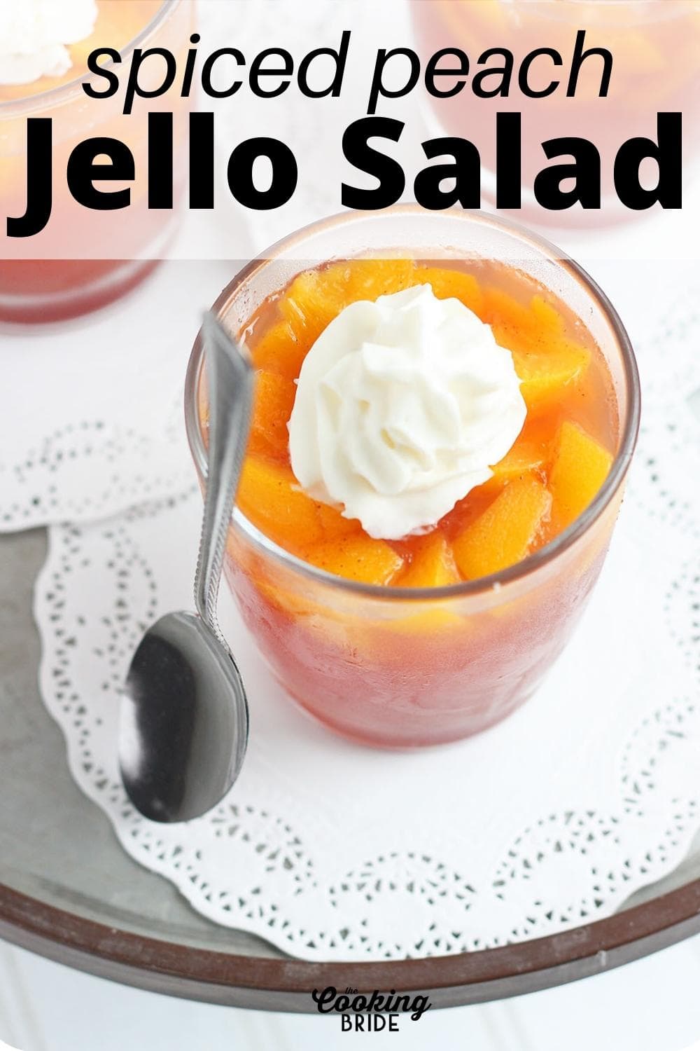 Spiced Peach Jello Salad | The Cooking Bride