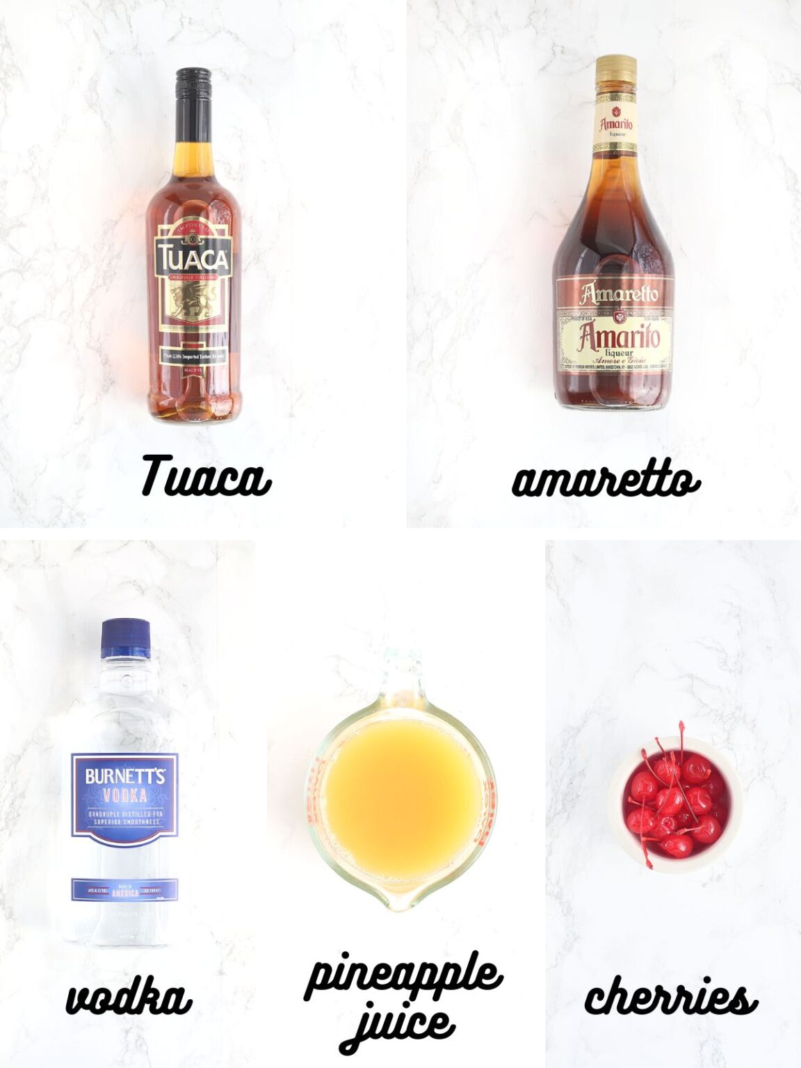 Tropical Tuaca Pineapple Martini Cocktail Recipe | The Cooking Bride