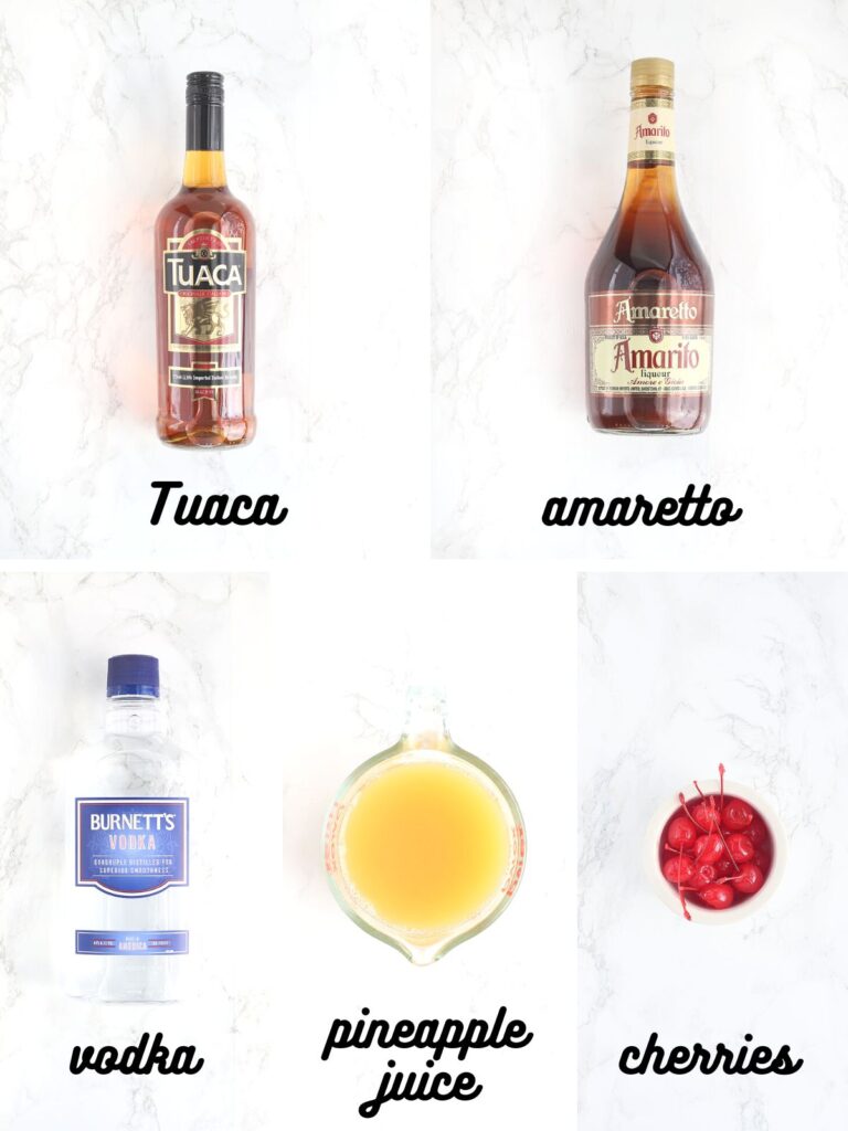 Tropical Tuaca Pineapple Martini Cocktail Recipe | The Cooking Bride