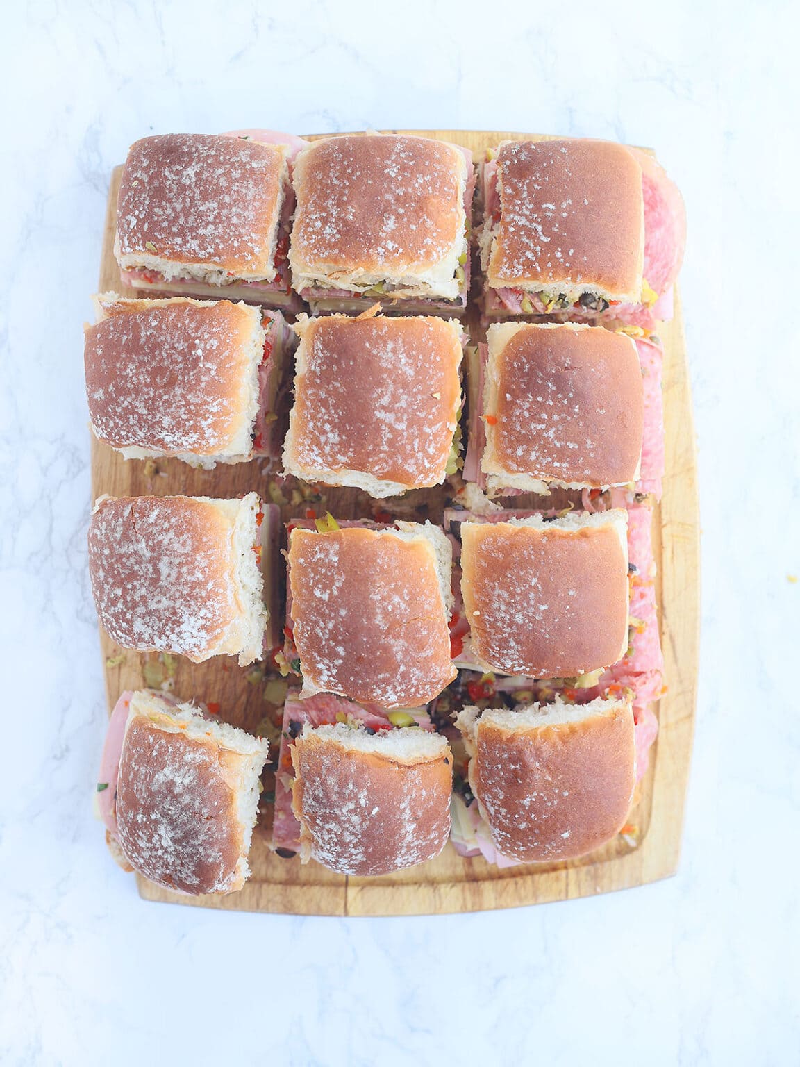 Mini Muffuletta Sandwiches | The Cooking Bride