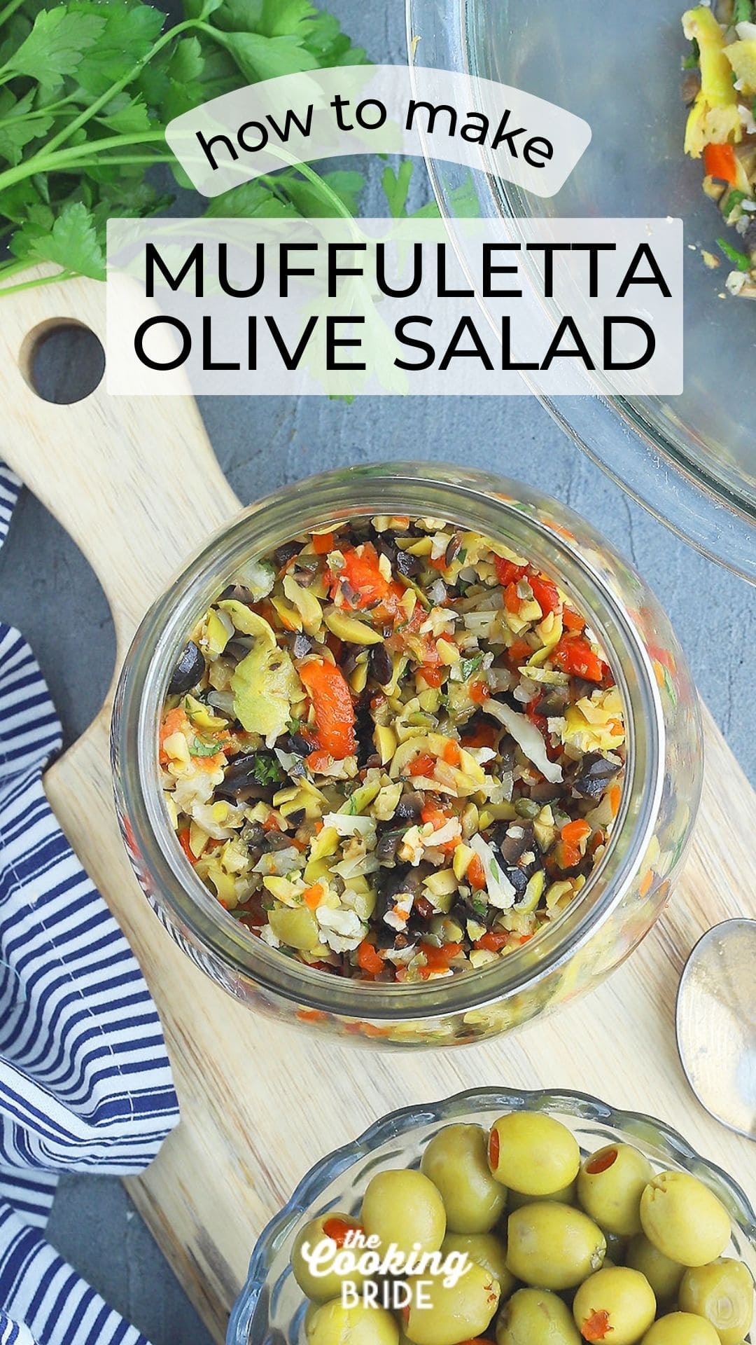 New Orleans Muffuletta Olive Salad Recipe | The Cooking Bride