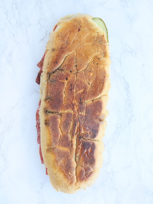 How to Make a Toasted Cuban Reuben Sandwich with Video | The Cooking Bride