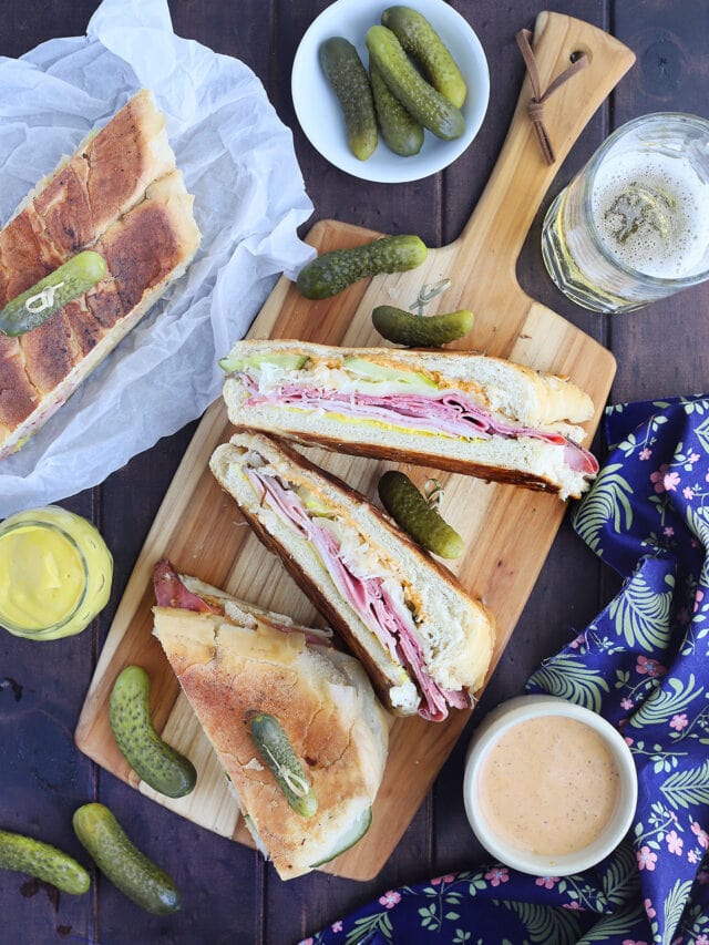 How to Make a Toasted Cuban Reuben Sandwich with Video | The Cooking Bride