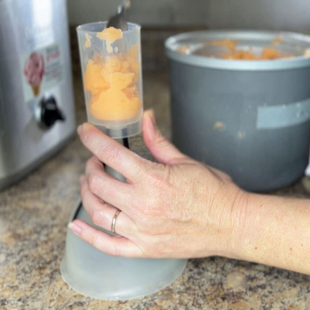 Homemade Orange Sherbet Push Up Pop Recipe