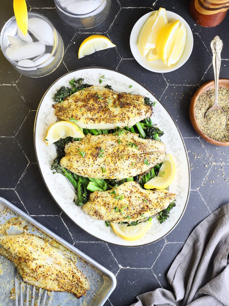 10-Minute 3-Ingredient Lemon Pepper Air Fryer Catfish Recipe