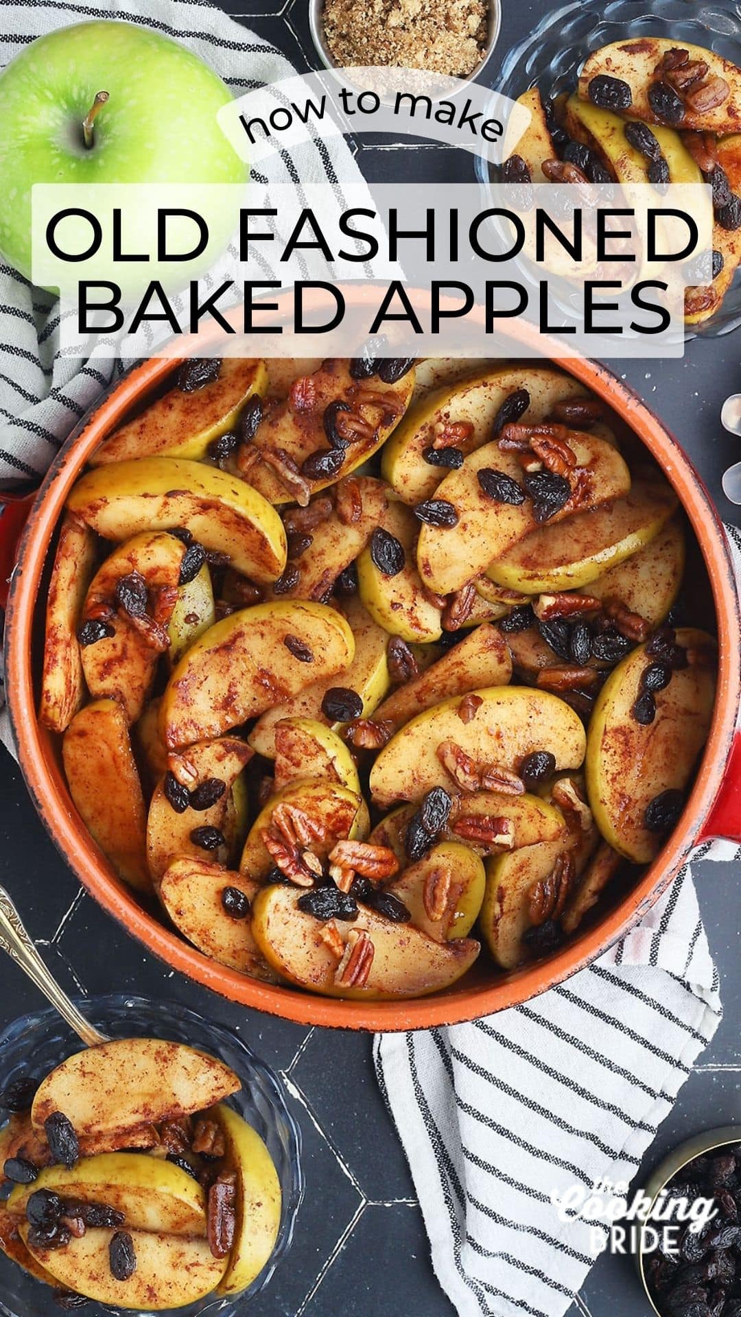 Old Fashioned Baked Apples with Raisins and Pecans