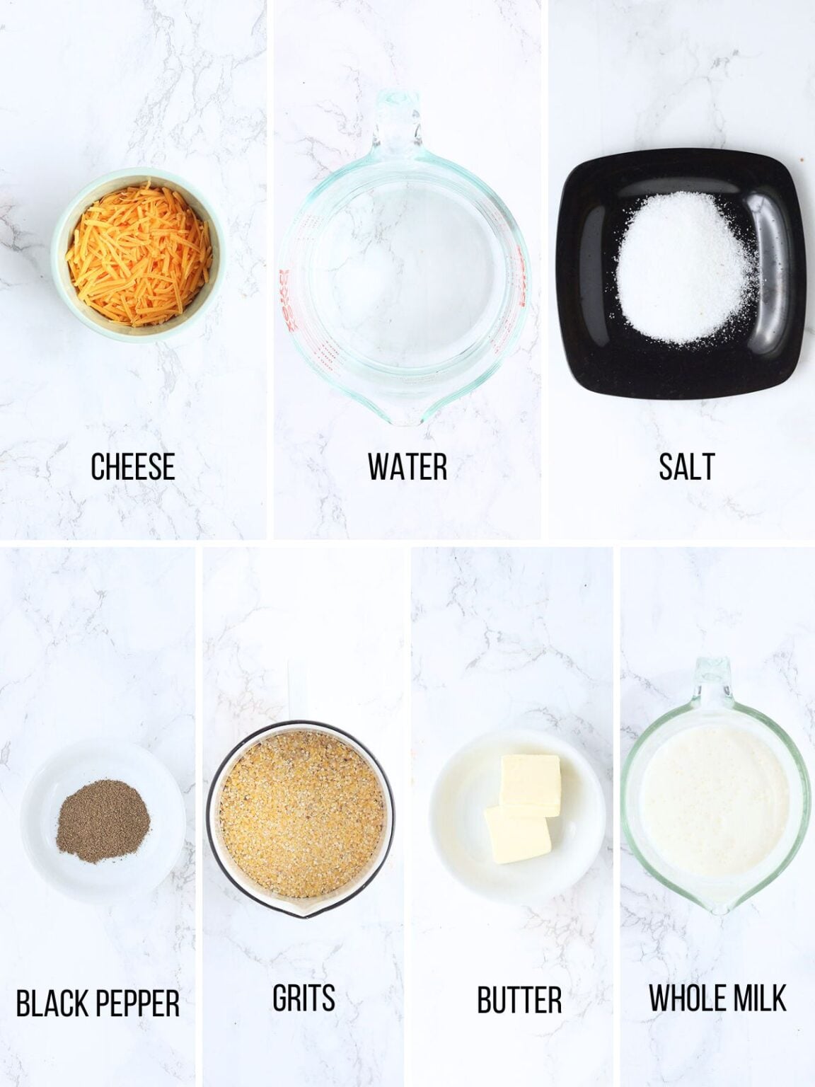 Creamy Southern Style Sharp Cheddar Cheese Grits | The Cooking Bride